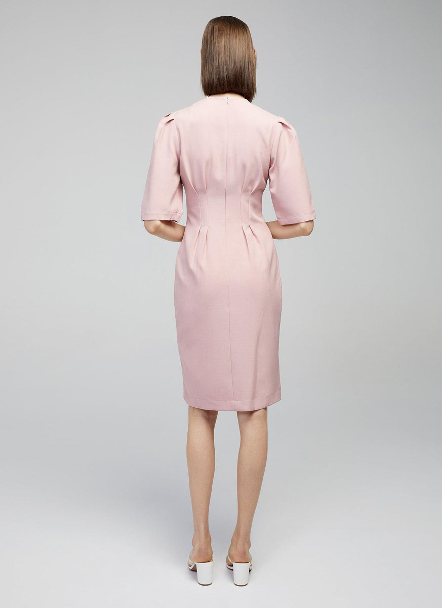 Blush Dusty Pink Dress | Pink Cocktail Dress for Women | Modest Glory